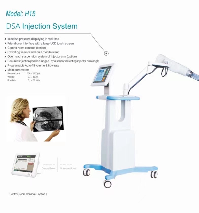 150ml Syringe DSA CT Injection System With Color Touch Screen